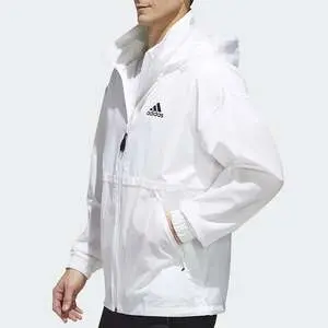 Adidas Outdoor Sports Jacket With Hood - White