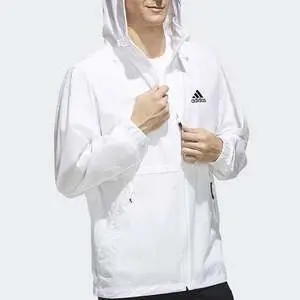 Adidas Outdoor Sports Jacket With Hood - White