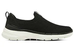 Sketchers Go Walk 6 Warnock Slip-on Athletic Shoes - Black