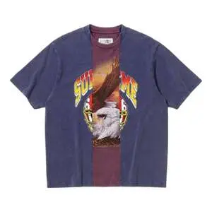 Supreme X Mm6 Maison Margiela Split S/s T-shirt - Navy
