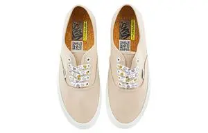 VANS Authentic Vr3 Casual Lace Up Sneakers - Beige/white