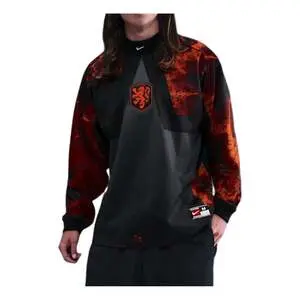 Nike Netherlands Goalkeeper Jersey - Black/hyper Crimson/white