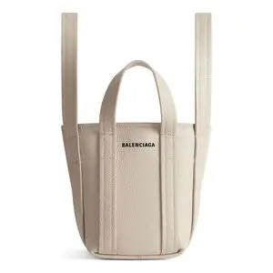 Balenciaga Everyday 2.0 Mini Shoulder Tote Bag - Greige