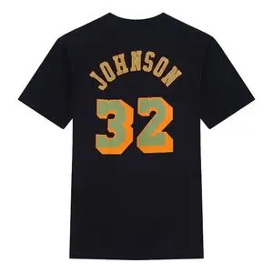 Mitchell & Ness X Nba Los Angeles Lakers Script T-shirt 'magic Johnson 32