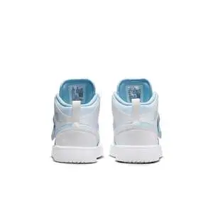 JORDAN 1 Mid Sneakers - White/blue