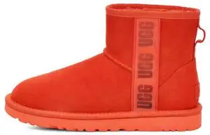 UGG Classic Mini Ii Boot With Side Logo Detailing - Orange