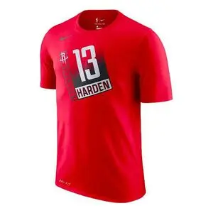 Nike Nba Houston Rockets Short Sleeve T-shirt - Red