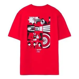 LI-NING Graphic T-shirt 'red