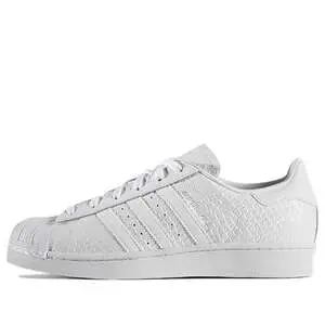 Adidas Superstar W White Croc Effect Sneakers