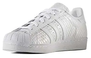 Adidas Superstar W White Croc Effect Sneakers
