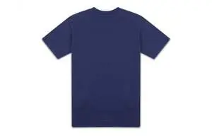 Play Comme Des Garcon White Heart Shape Logo Short Sleeve Tee 'navy