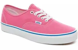 VANS Authentic Lace-up Sneakers - Pink/blue