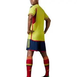 Adidas Colombia Logo Short Sleeve Shirt - Bright Yellow