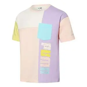 PUMA Florid Summer Tee 'colorful - Purple/skin/beige