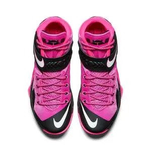 Nike Lebron Soldier 8 High-top Sneakers - Black/pink