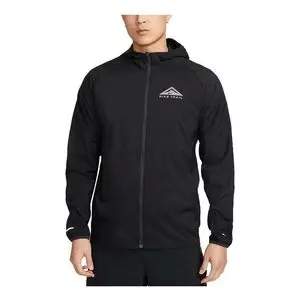 Nike Trail Aireez Lightweight Running Jacket - Black