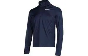 Nike Pacer Dri-fit Cardigan Running Top - Navy