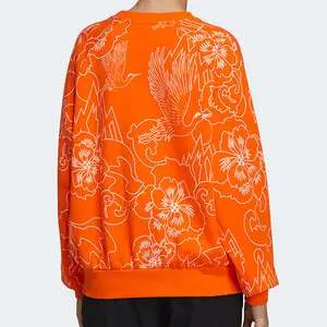 Adidas Floral Print Crewneck Sweater