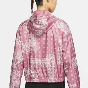 Nike Woven Printing Hooded Jacket - Pinkred