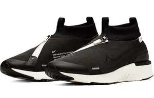 Nike React City Mid Top Sneakers - Black-sail