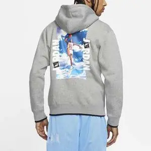 JORDAN Logo Print Hooded Jacket