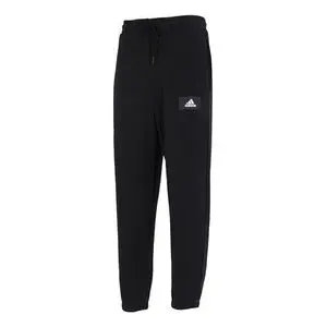 Adidas Knit Pants Label Logo Casual Sports Bundle Feet Long Pants/trousers Autumn Black - Default Color