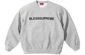 Supreme X Bless Crewneck Logo Sweater