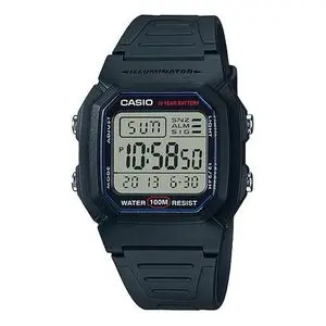 Casio Digital Sports Watch With Water Resistance - Black