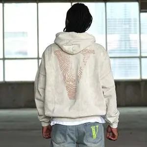VLONE Finger Print Logo Hoodie