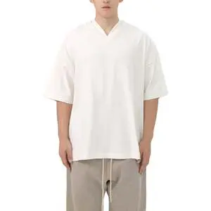 Fear Of God Fw23 V-neck T-shirt - Cloud Dancer