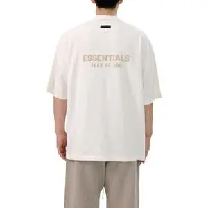 Fear Of God Fw23 V-neck T-shirt - Cloud Dancer