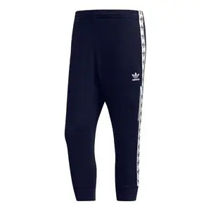 Adidas Originals Classic Logo Casual Sports Cropped Pants Blue - Navy
