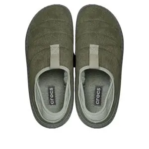 CROCS Classic Vegan Suede Moc Slipper - Galactic Grey