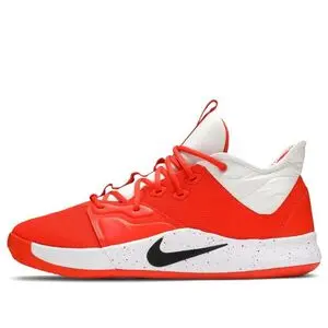 Nike Pg 3 Tb Basketball Sneakers - White/orange