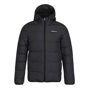 Adidas Neo Down Jacket With Hood - Black