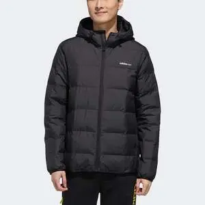Adidas Neo Down Jacket With Hood - Black
