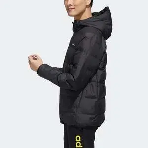 Adidas Neo Down Jacket With Hood - Black