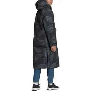 Adidas Logo Down Zipper Embroidery Puffer Jacket