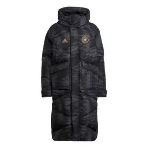 Adidas Logo Down Zipper Embroidery Puffer Jacket - Default Colorway