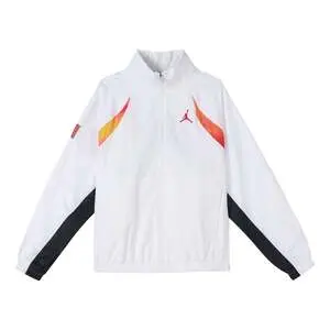 JORDAN Legacy Aj11 Stand-up Collar Jacket - White