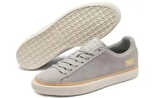 PUMA Suede Trim Dlx Low Top Sneakers - Grey