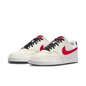 Nike Court Vision Low Sneakers - White/red