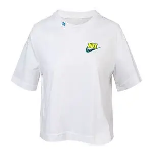 Nike Graphic Cropped T-shirt - White