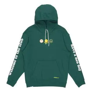 Adidas Neo X Smiley Crossover Alphabet Printing Sports Pullover - Green