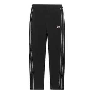 LI-NING Striped Logo Pants 'black