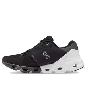 On Cloudflyer 4 Wide Athletic Sneakers - Black/white