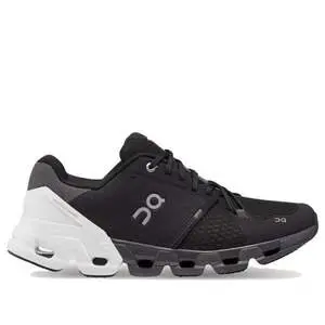 On Cloudflyer 4 Wide Athletic Sneakers - Black/white
