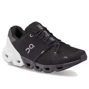 On Cloudflyer 4 Wide Athletic Sneakers - Black/white