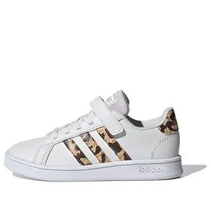 Adidas Neo Grand Court 'white Leopard' Sneakers - White/leopard