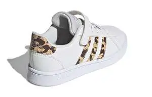 Adidas Neo Grand Court 'white Leopard' Sneakers - White/leopard